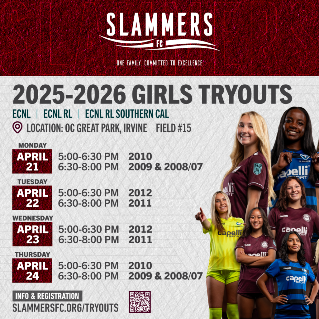 Tryouts - Slammers FC – One Family Committed to Excellence